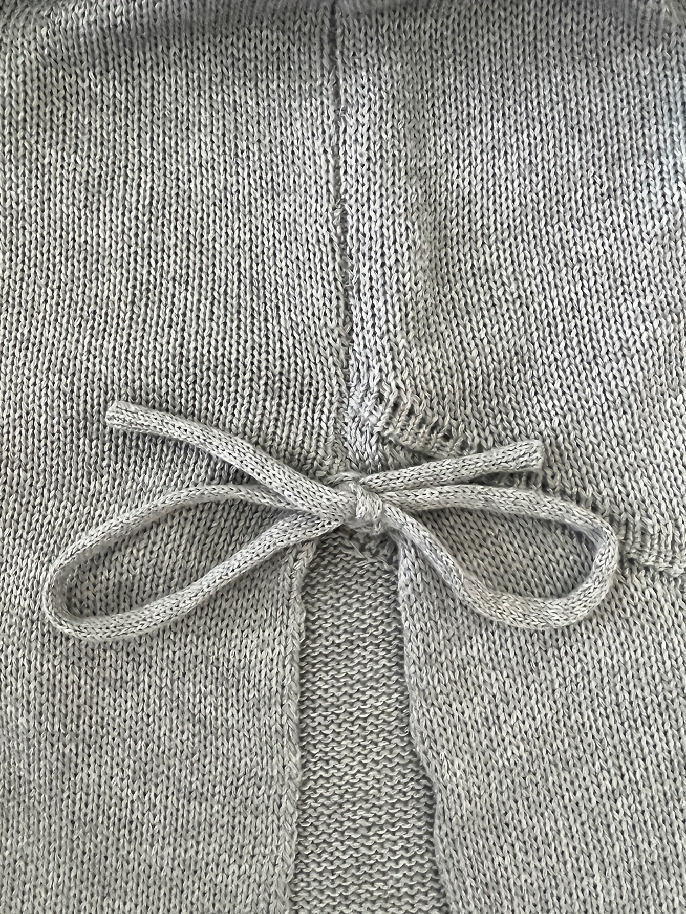 Solid Knitted Drawstring Waist Side Shirring Skirt, Casual Asymmetrical ...