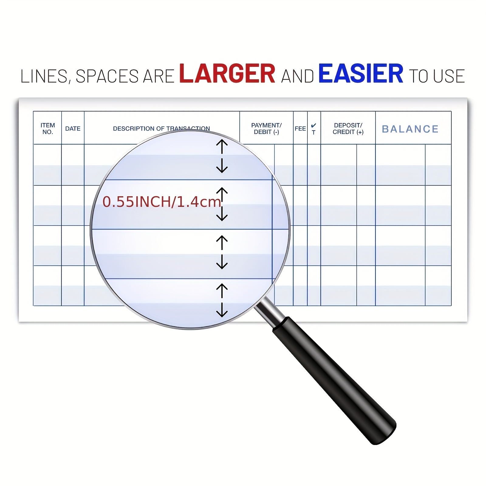 Registros De Cheques Para Chequera Personal, Libreta De Registro De ...