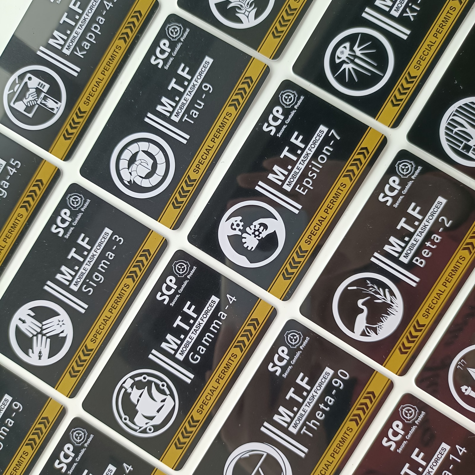 Scp Foundation Mtf Mobile Task Forces Pvc Hardcard Secret - Temu Australia