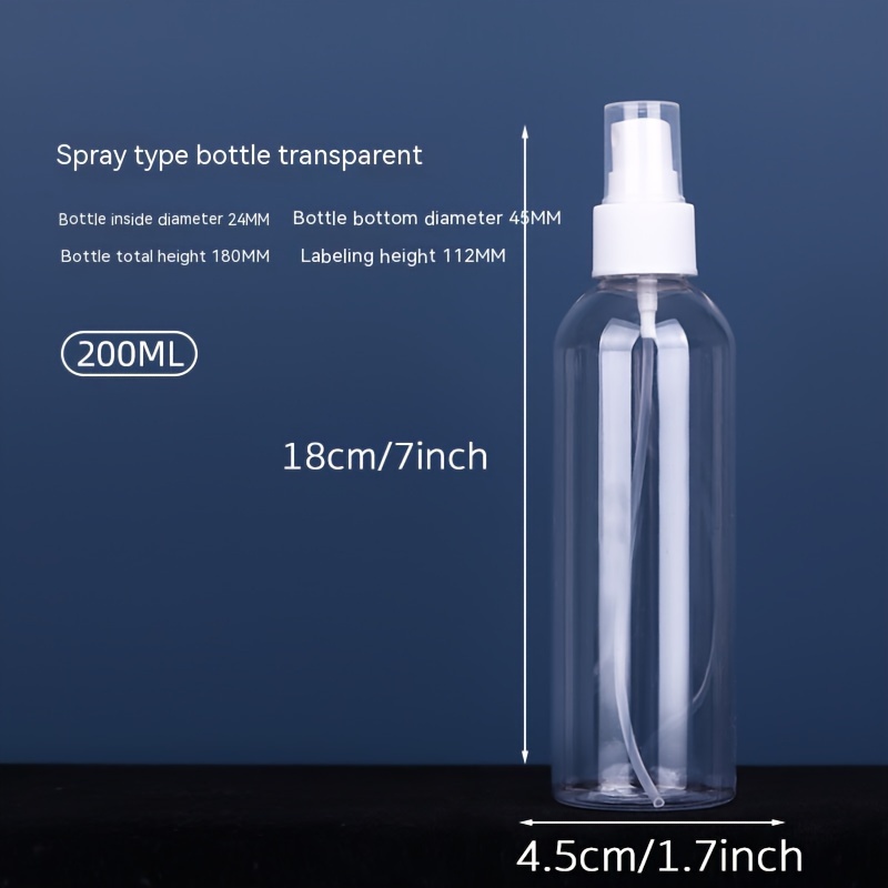 Small Refillable Clear Plastic Spray Bottles Empty Fine Mist - Temu ...