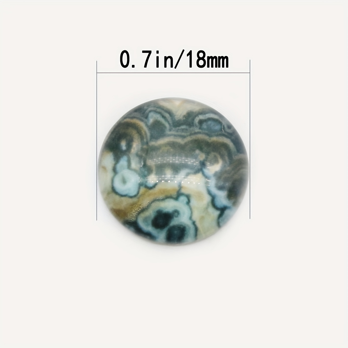 Per Pack Mixed Style Convex Time Gemstone Rock Marble - Temu Australia