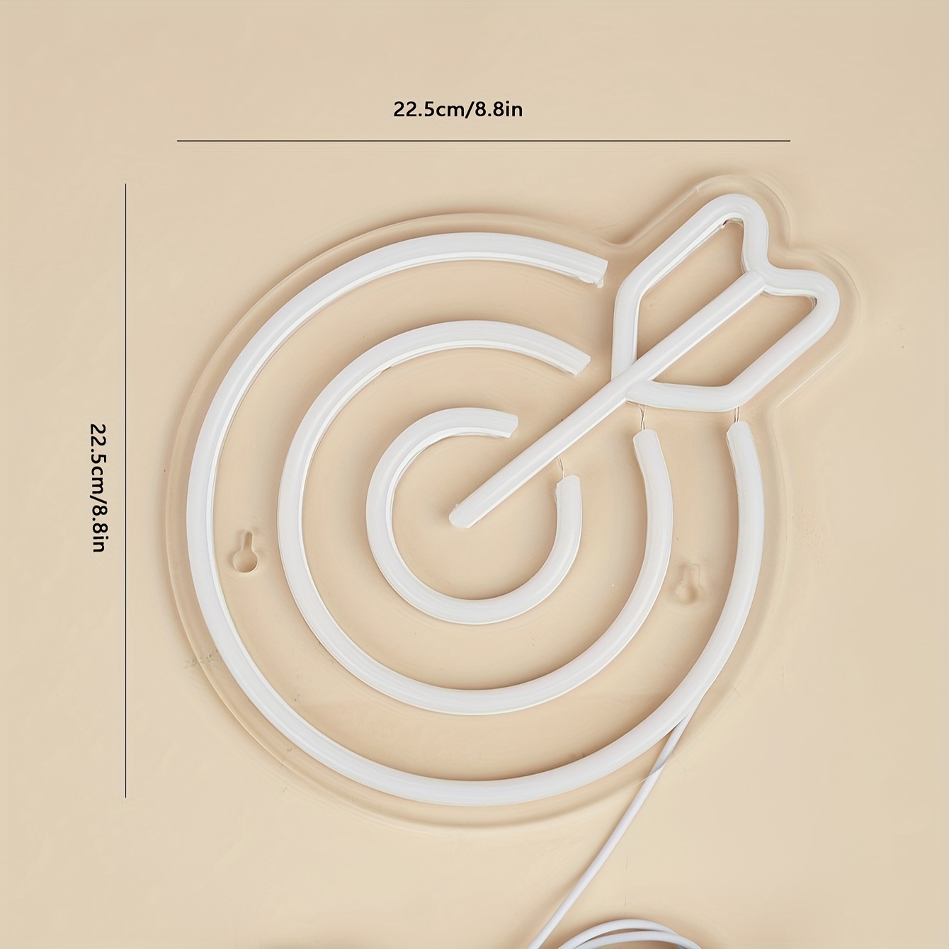 Target Led Neon Sign Light Wall Table Decoration Light Signs - Temu Canada