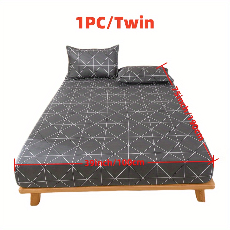 Printing Waterproof Fitted Sheet (1 Fitted Sheet Without - Temu United ...