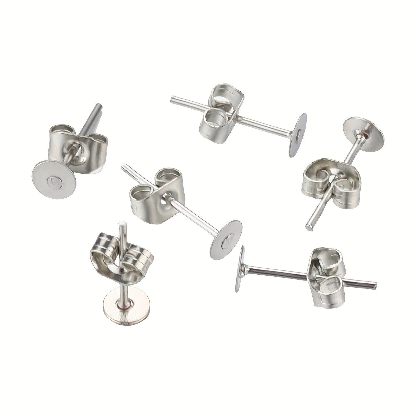 Blank Post Earring Studs Base Pins Earring Plug Earrings - Temu United ...