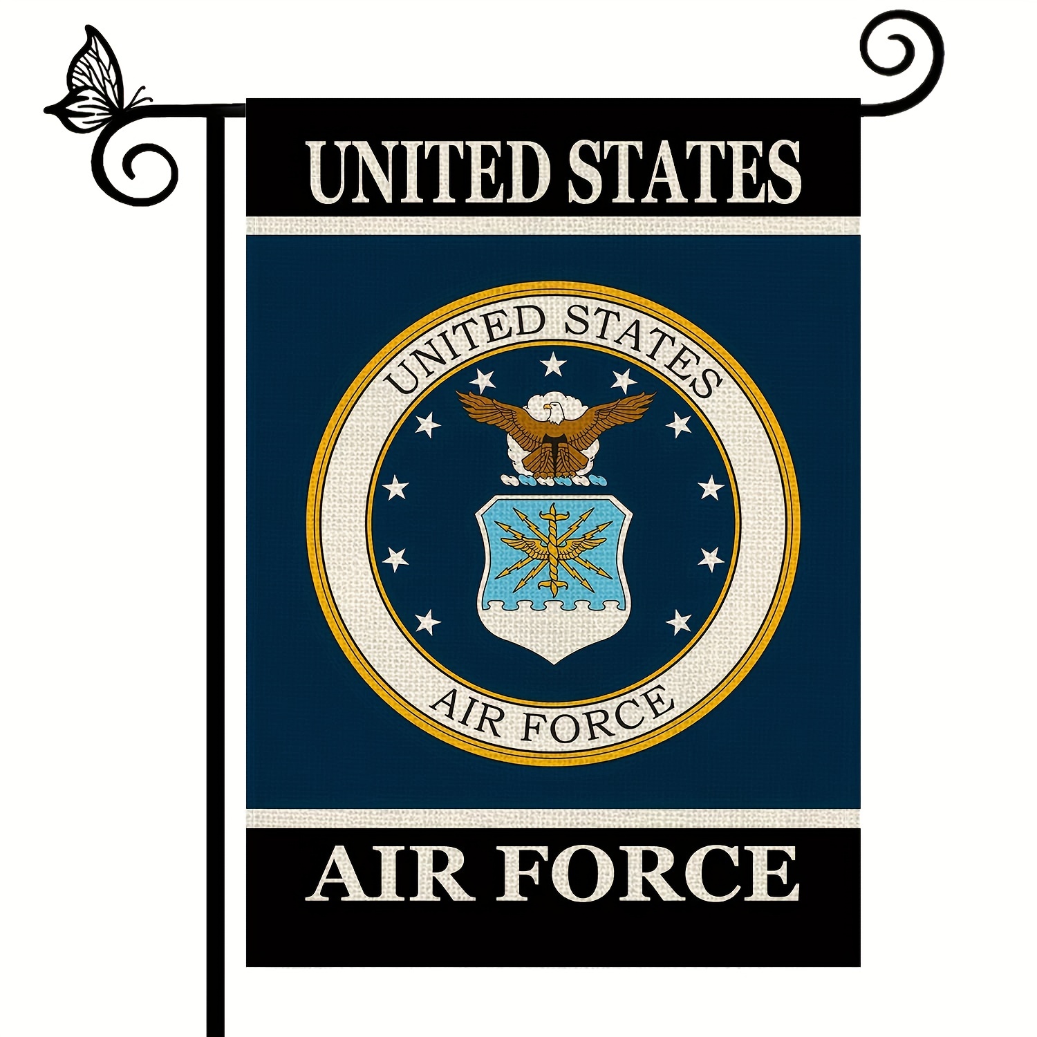 1pc Tags America United States Air Force Logo Metal Sign, Round ...
