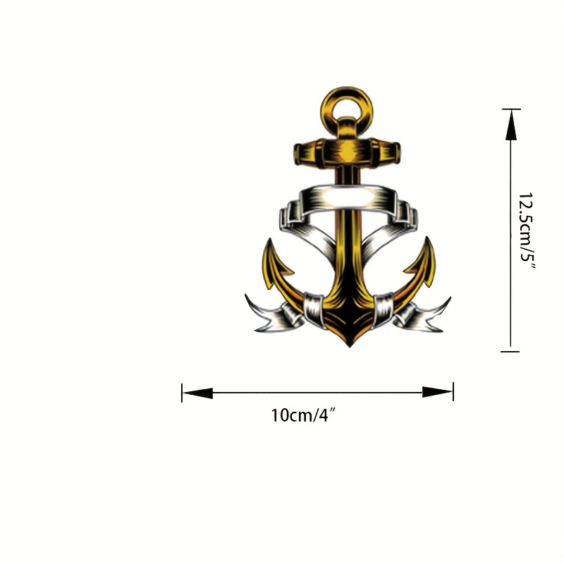 Boat Anchor Vinyl Decal Nautical Bumper Sticker Laptops - Temu United