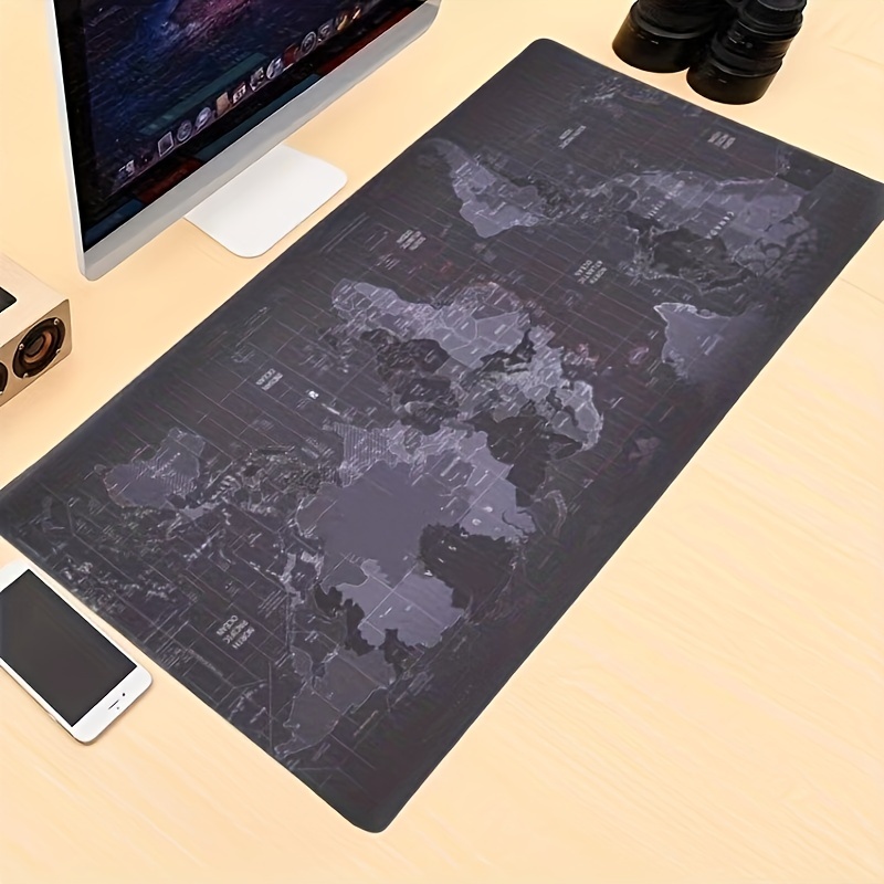 World Map Mouse Pad Oversized Girl Office Computer Desk Keyboard Mat ...