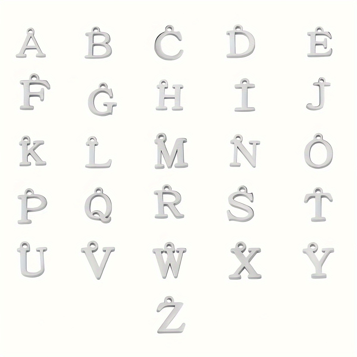 Halskette Initialen anhänger Edelstahl 26 Buchstaben - Temu Germany