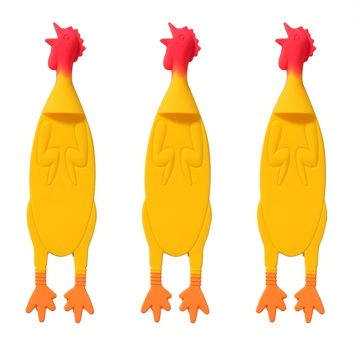 Scream Chicken Bookmark Creative Silicone Bookmark unique - Temu New ...