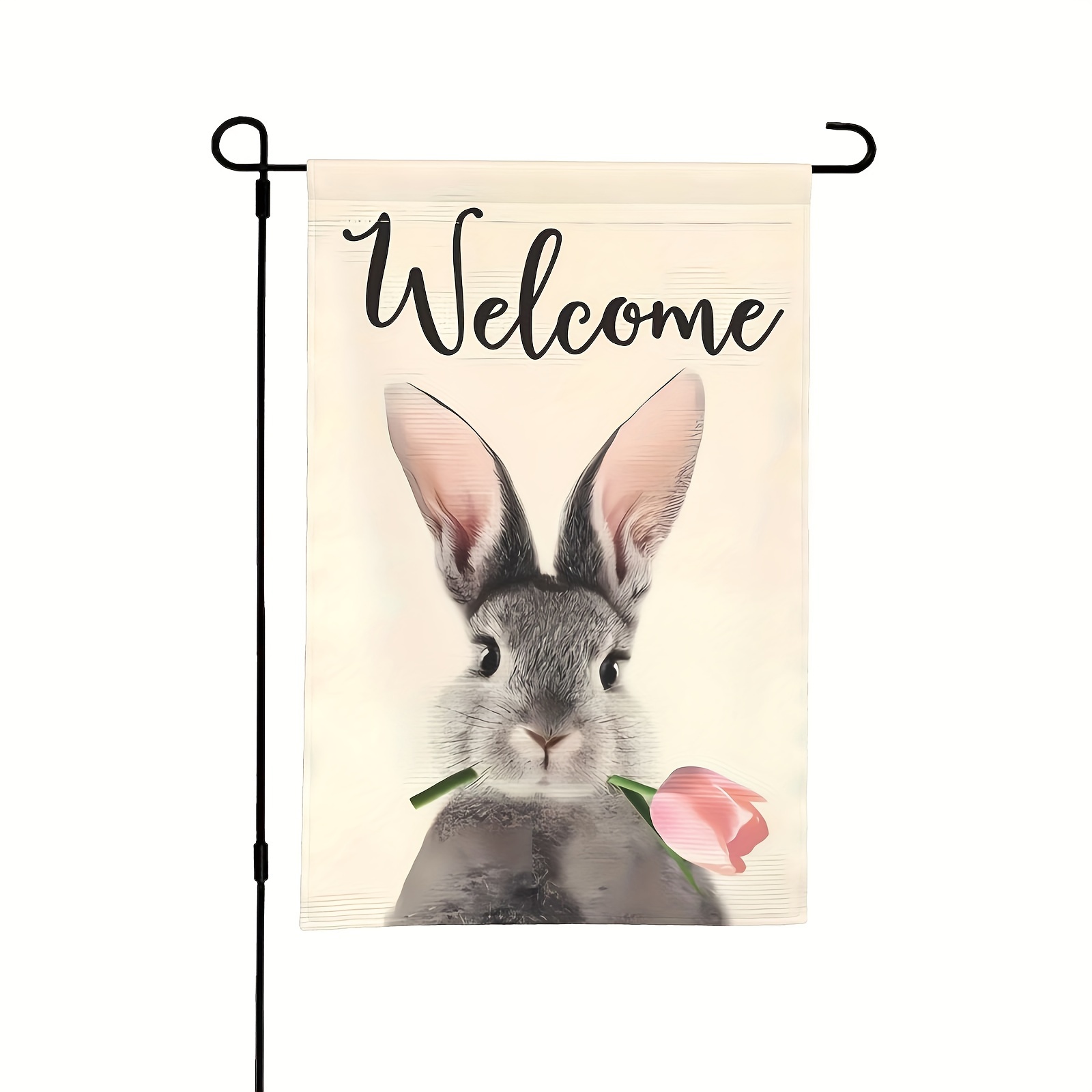 Welcome Rabbit Garden Flag Double Sided Garden Flag Spring - Temu Australia