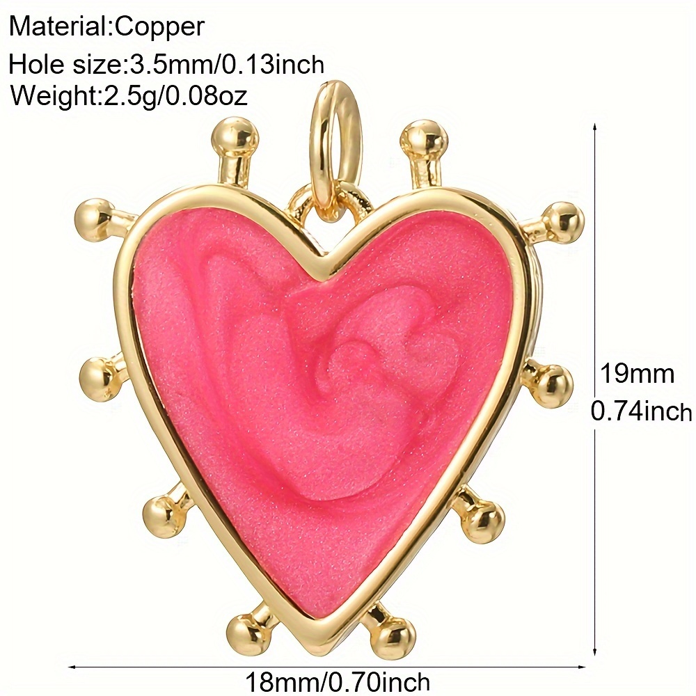 Bohemian Heart shaped Pendant Charms Jewelry Making - Temu United Kingdom