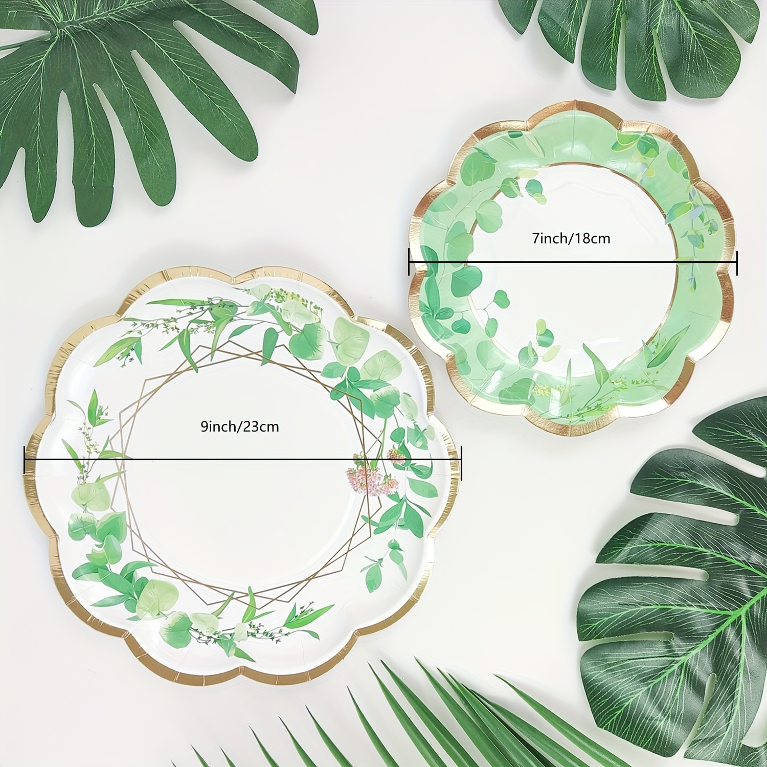Paper Plate Leaves Paper Plate Paper Plate - Temu