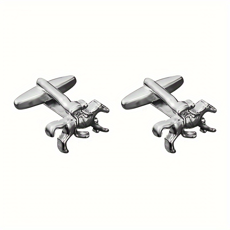 1pair Alloy Piano Guitar Cufflinks Men And Womens Metal Versatile ...