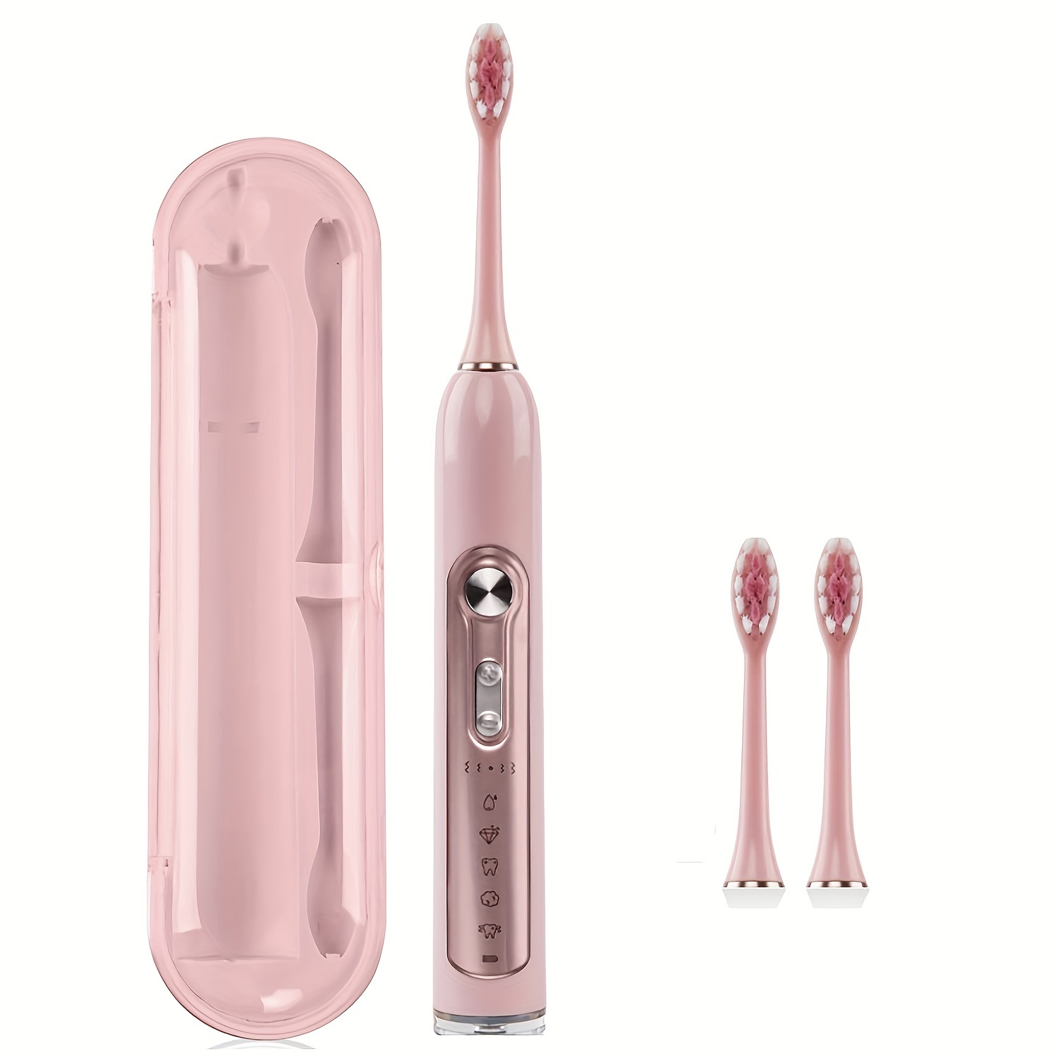 Ultrasonic Electric Toothbrush Kit Adults Rechargeable Usb - Temu ...