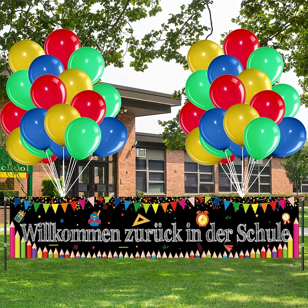 Opening Season Banner Black Background Colorful Back School - Temu Norway