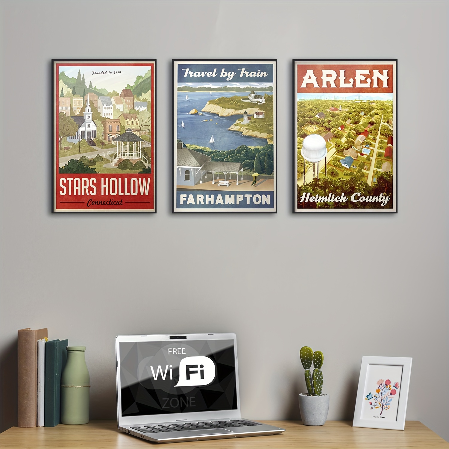 Retro Travel Poster California Landscape Canvas Painting - Temu Portugal