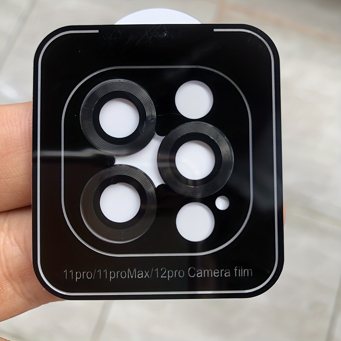 Hd Cd Pattern Metal Lens Protector For Iphone 15 14 13 12 11 Pro Max ...