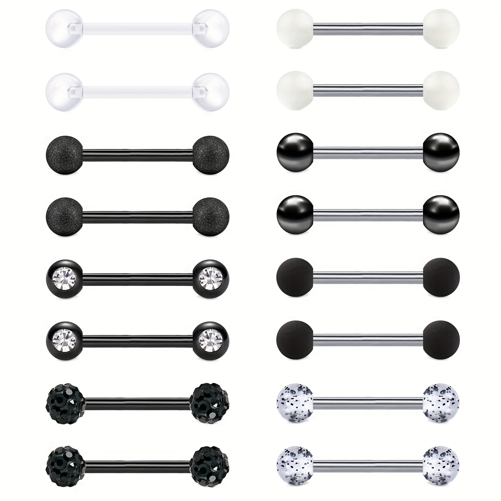 Stainless Steel Tongue Nails Ear Bone Nails Lip Nails Ear - Temu United ...