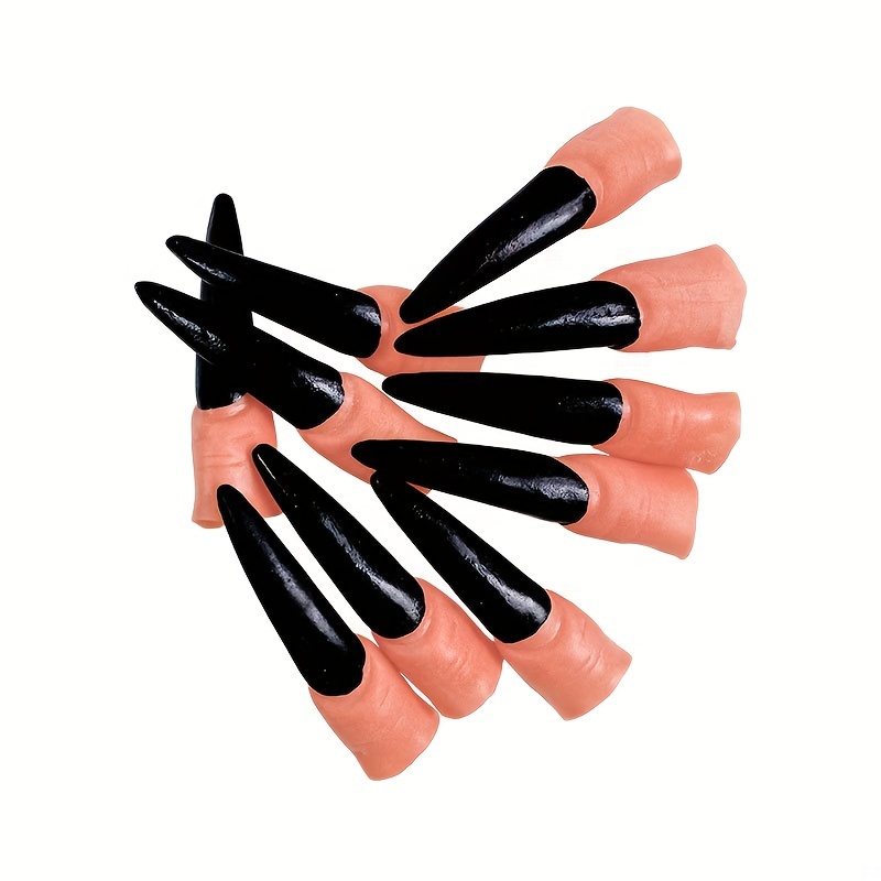 10pcs Pack Halloween Witch Nails Escape Room Horror Scary Decoration ...