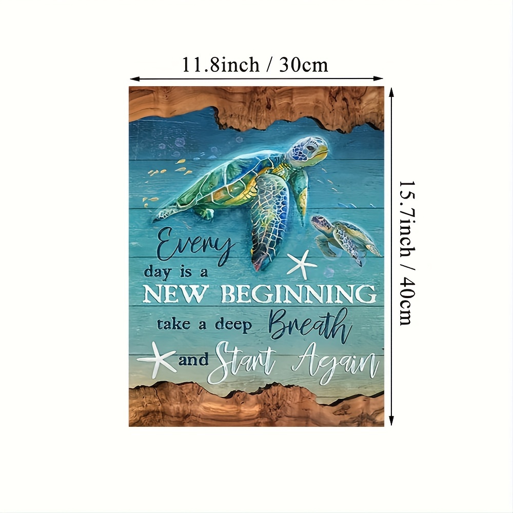 Sea Turtle Wall Art Poster Hd Picture Printing Waterproof - Temu United ...