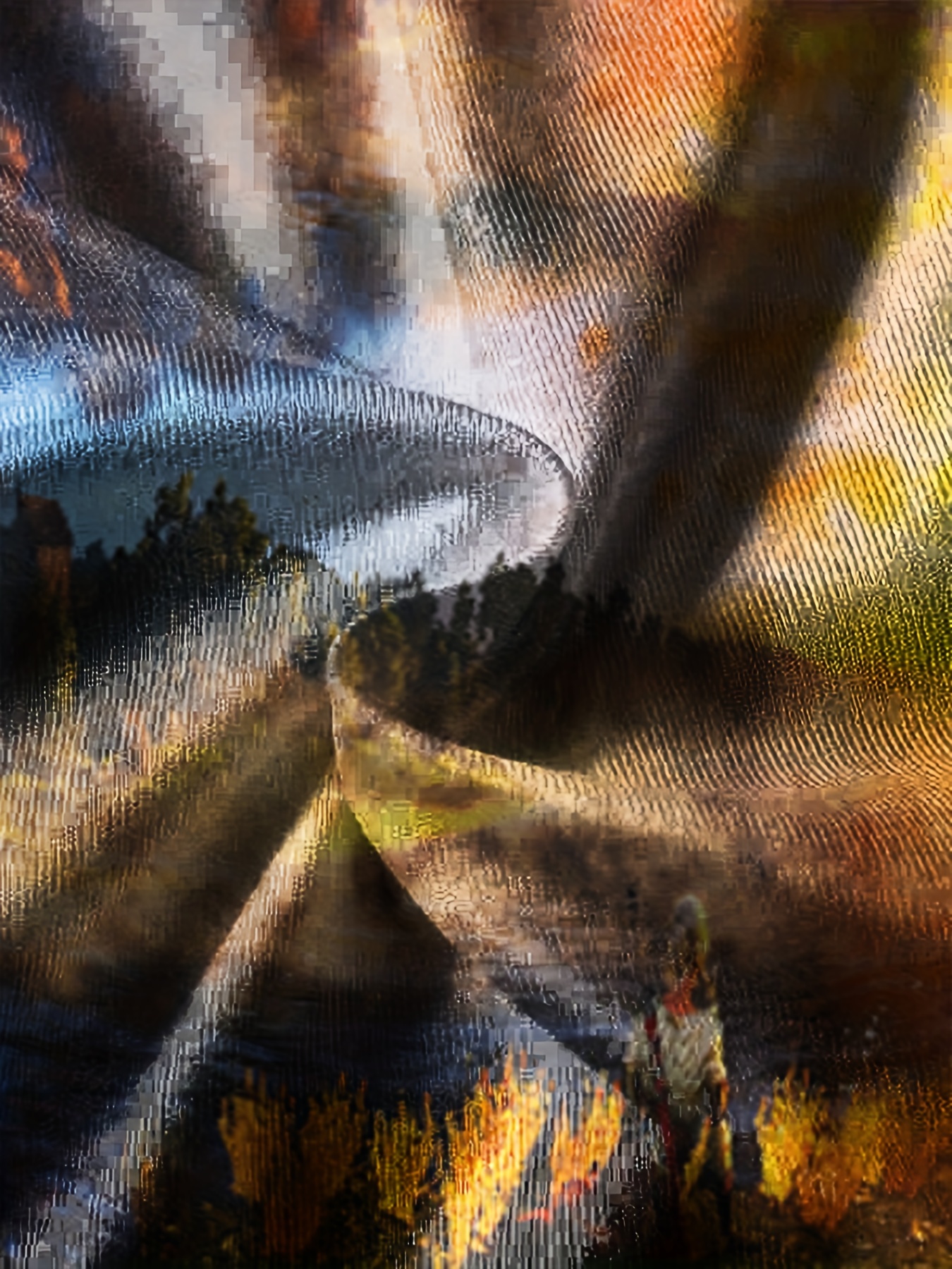 teens 3d romantic scenery print trendy sweatshirt kids - Temu Australia