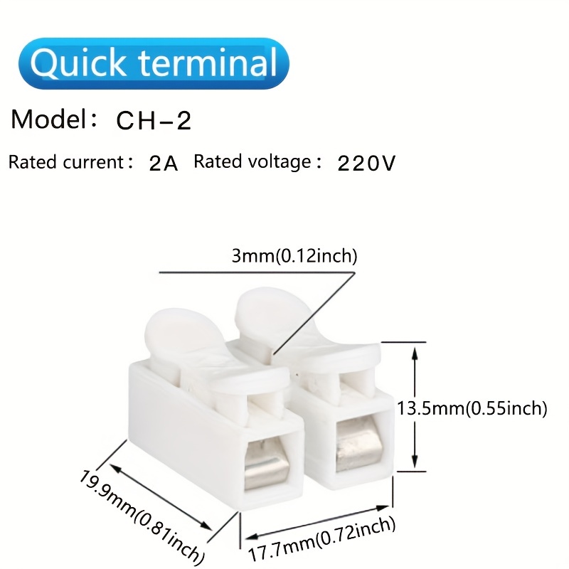 Ch 2 Terminal Ch 3 Terminal Led Inflaming Retarding Terminal - Temu ...