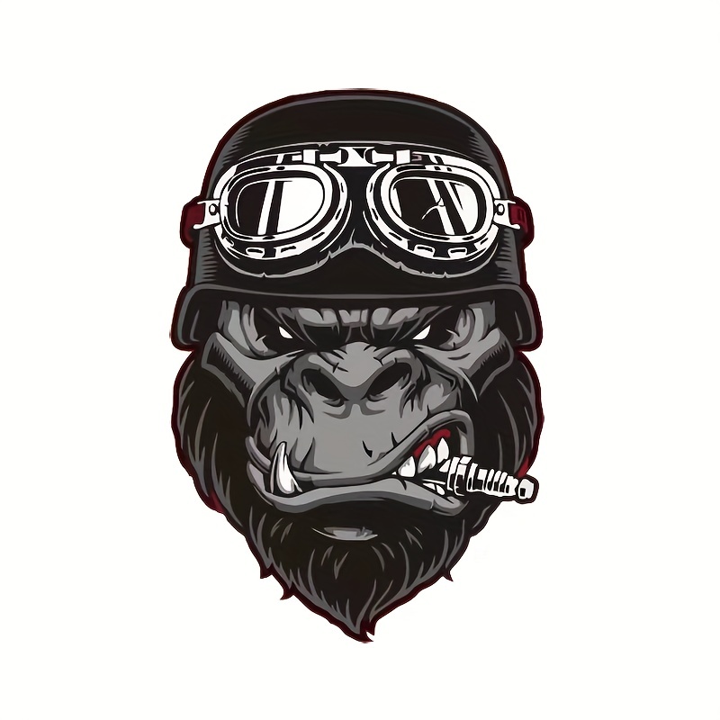 Car Sticker Fashion Domineering Chimpanzee Body Sticker - Temu Ireland