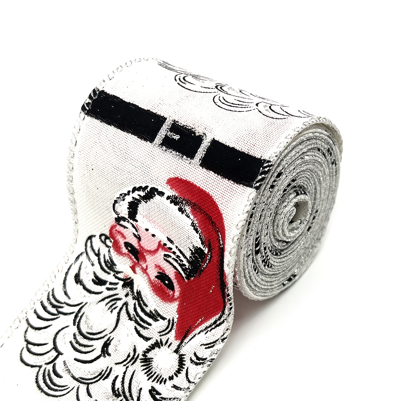 1 Rouleau 5 Yards Ruban À Bord Filaire Noël Xmas Drôle - Temu France