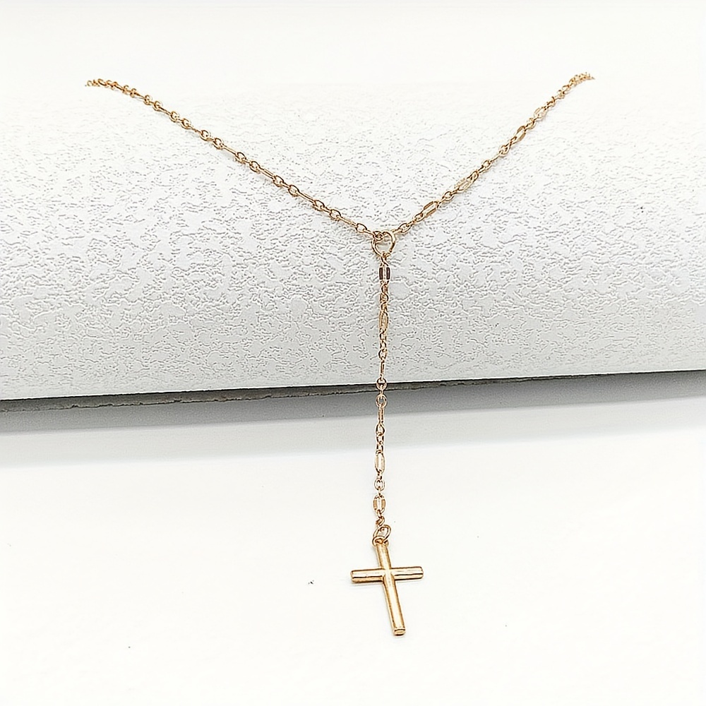 Vintage Exquisite Cross Pendant Necklace Party Holiday - Temu Australia