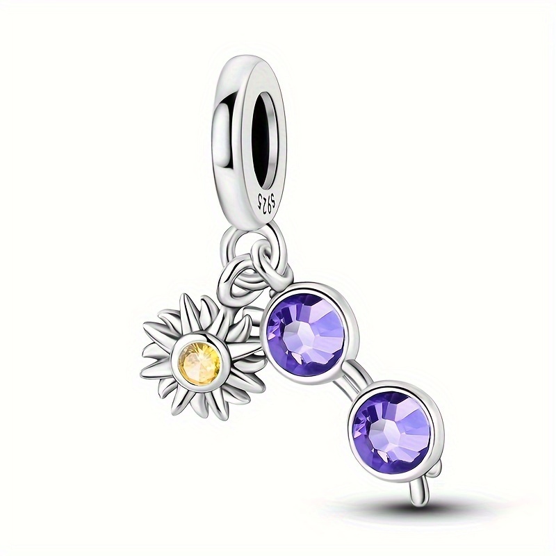 925 Sterling Silver Princess Dangle Charm Fit Original - Temu United ...