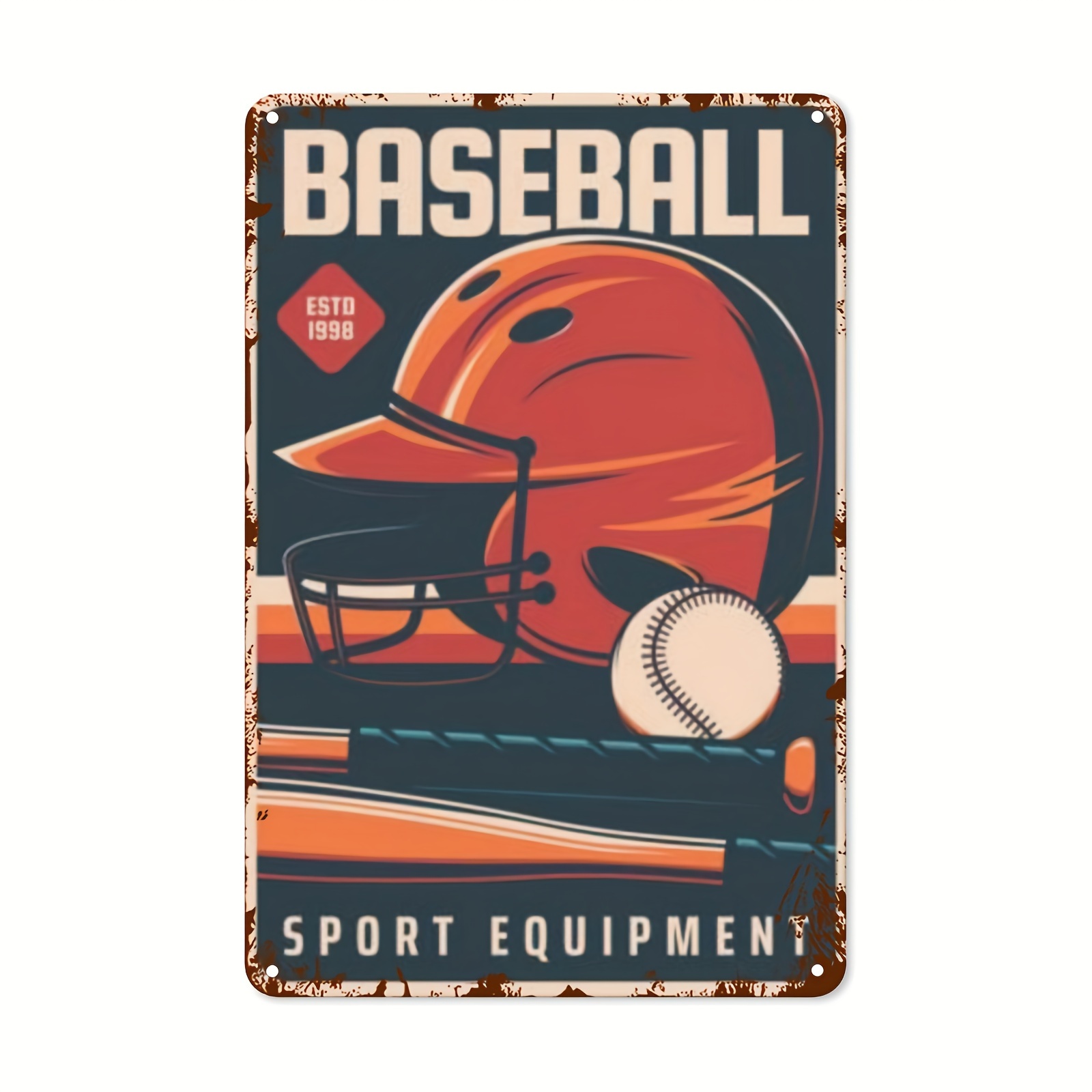 Sport Equipment Metal Tin Sign Vintage Wall Metal Plaque - Temu New Zealand