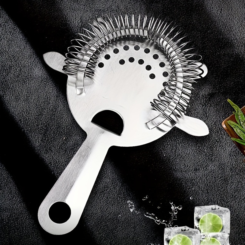 Premium Stainless Steel Cocktail Strainer High Density - Temu