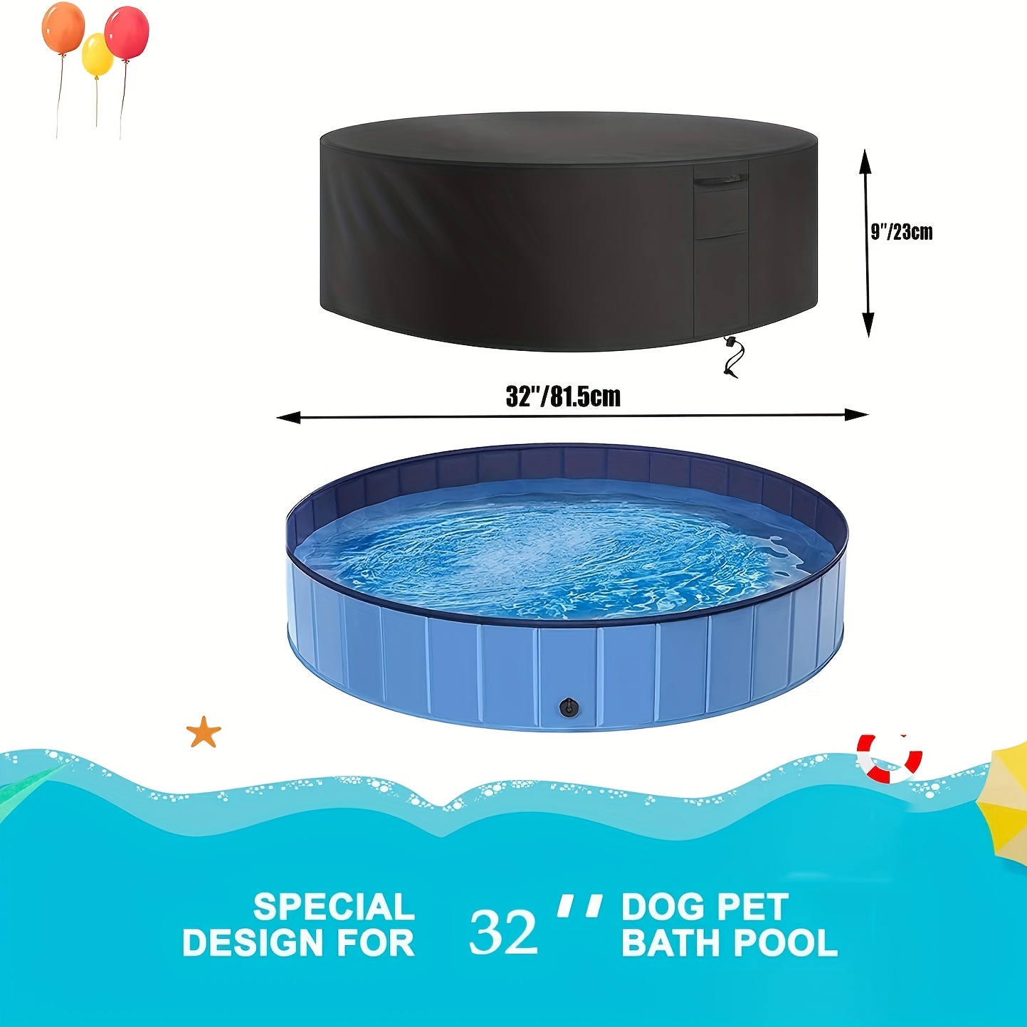 Dog Swimming Pool Cover Garden Tools Swimming Pool - Temu United Kingdom