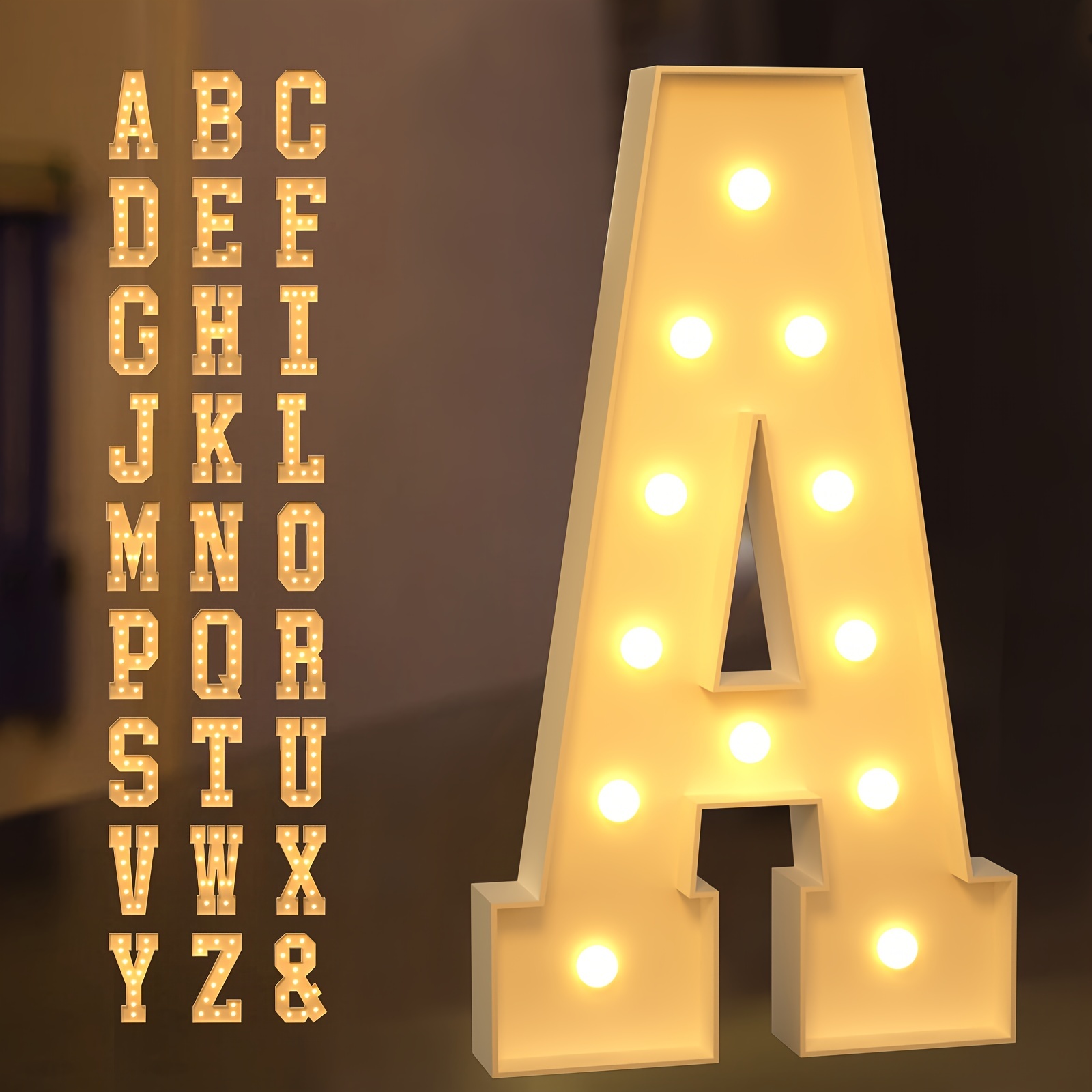 4ft marquee light up letters large light up letters for birthdays ...