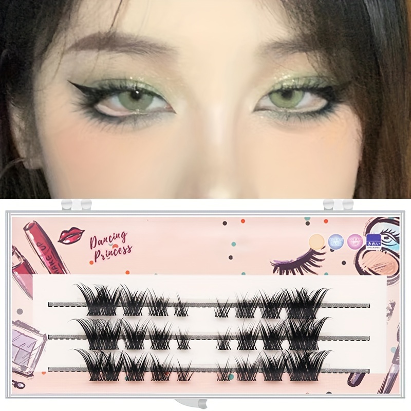 Dancing Princess Little Devil False Eyelashes Natural Thick - Temu Canada