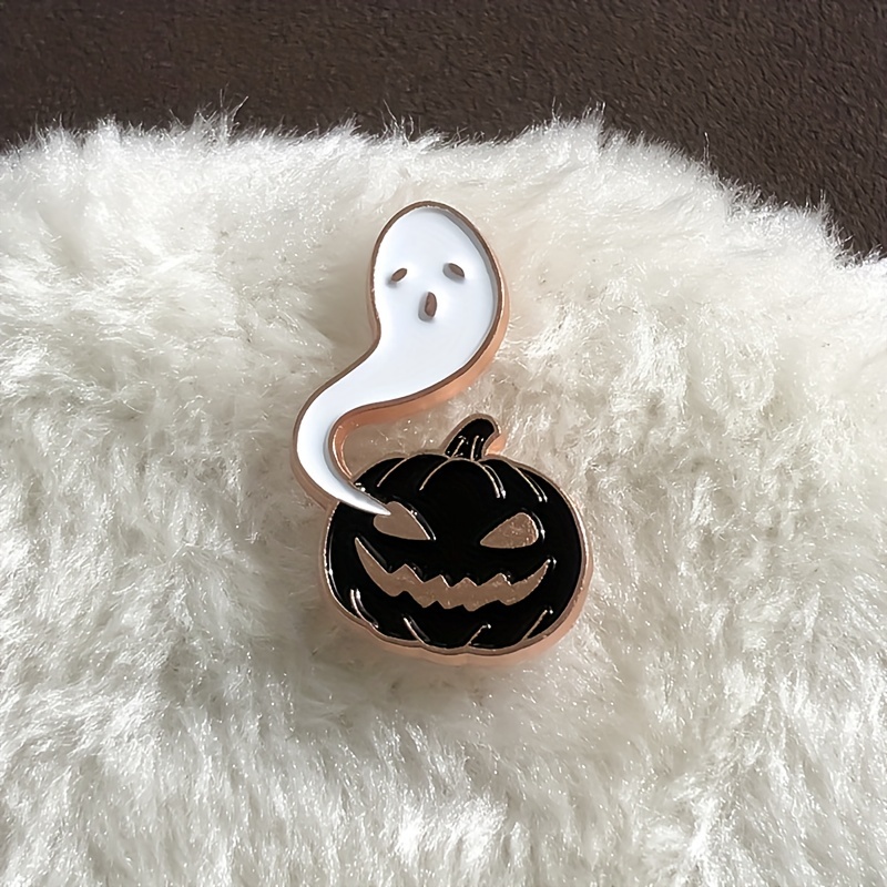 ghost pumpkin enamel pins cute halloween festival brooches - Temu Canada