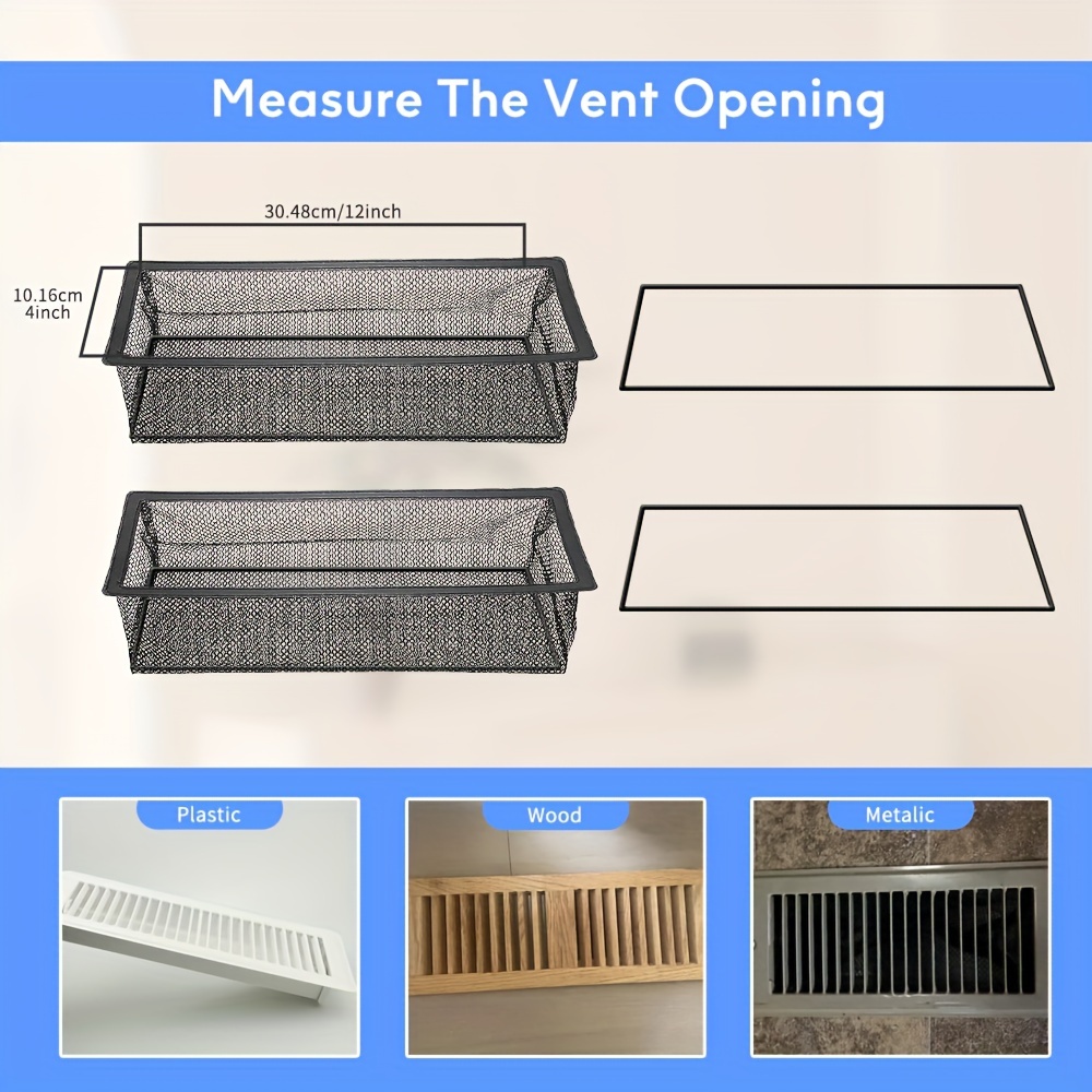 Floor Register Trap Vent Cover Filter Net Air Vent Screen - Temu South ...