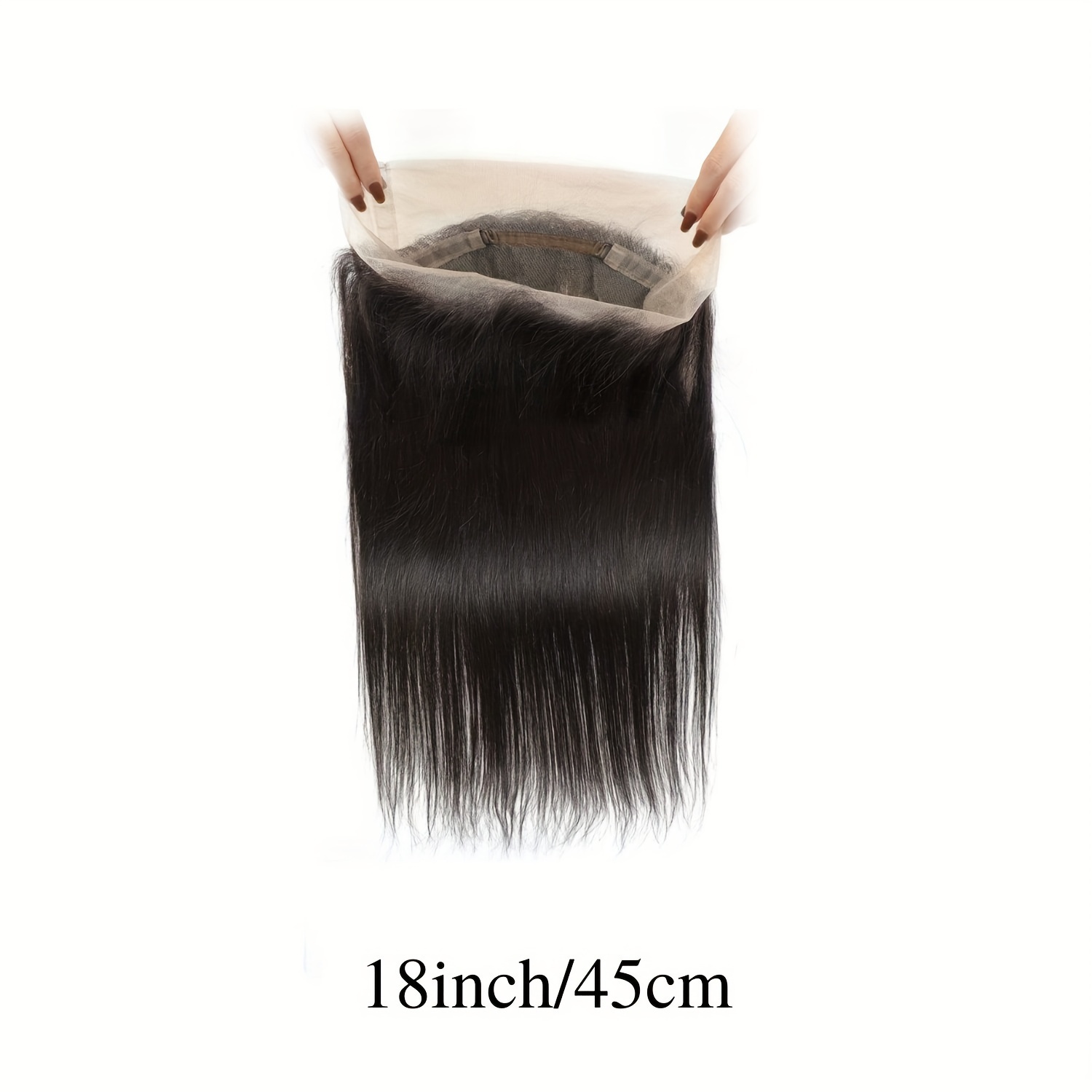 360 Lace Frontal Closure Human Hair Straight Hair Hd - Temu Australia