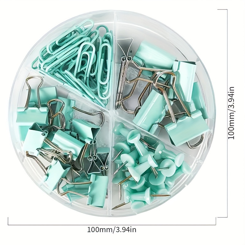 Colorful Office Combination Set Including Clip Bulldog Clip - Temu Canada