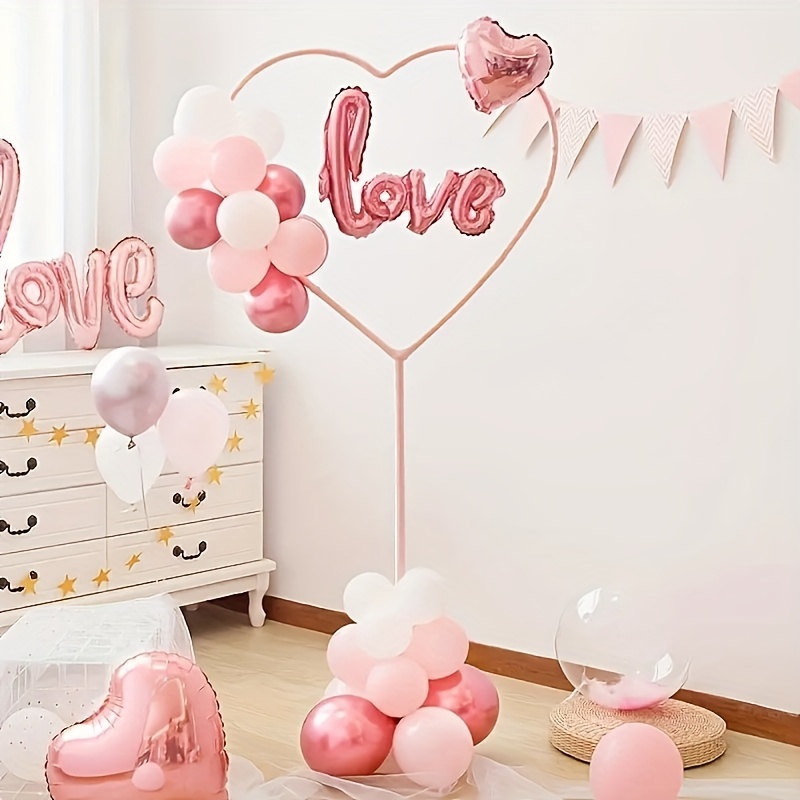balloon column arch kit heart shape balloon stand holder - Temu Canada