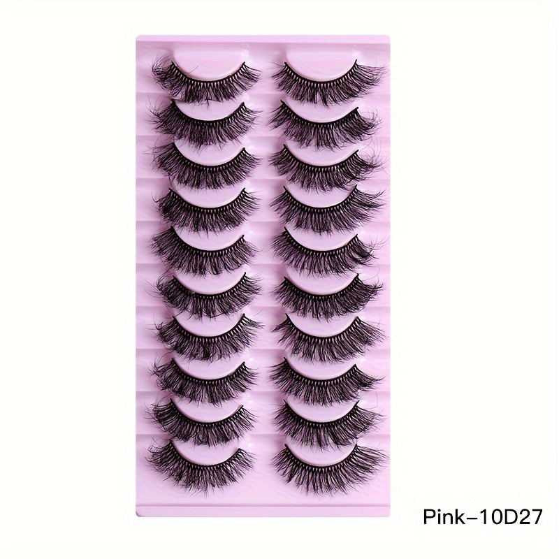 False Eyelashes Multi layer Thick Crossed Faux Mink - Temu Denmark