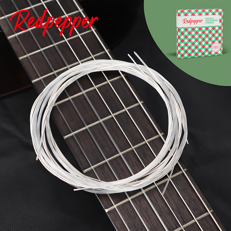 Redpepper Classical Guitar Strings Silver Plated Wrap Nylon - Temu Portugal