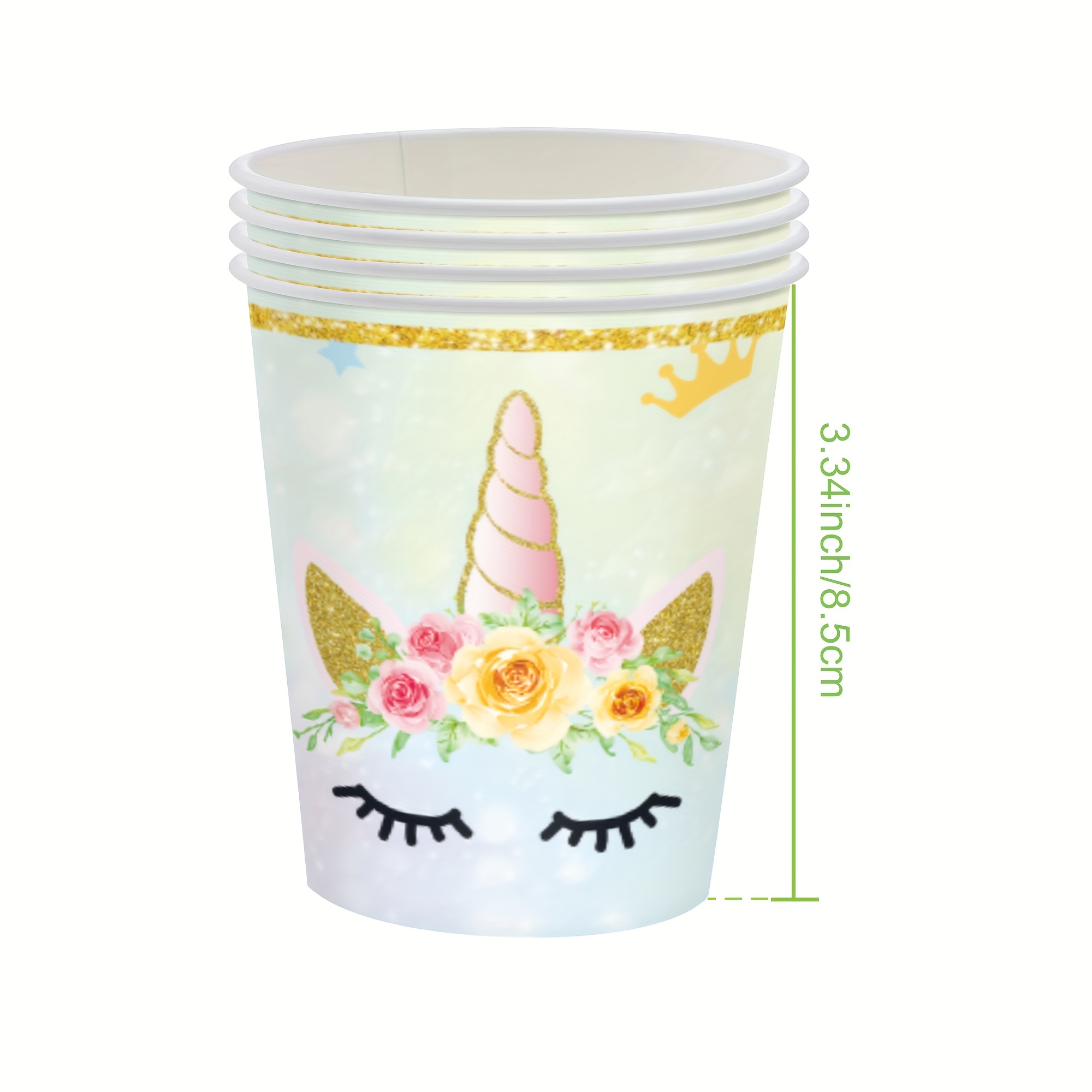 Rainbow Unicorn Themed Party Supplies Set Birthday - Temu Australia