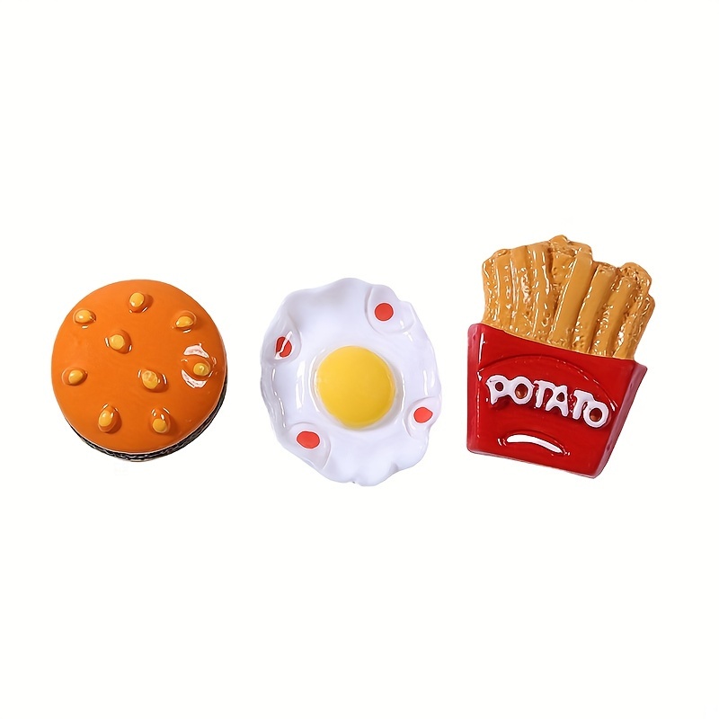 Cute Fridge Sticker Burger Omelette Cream - Temu Canada