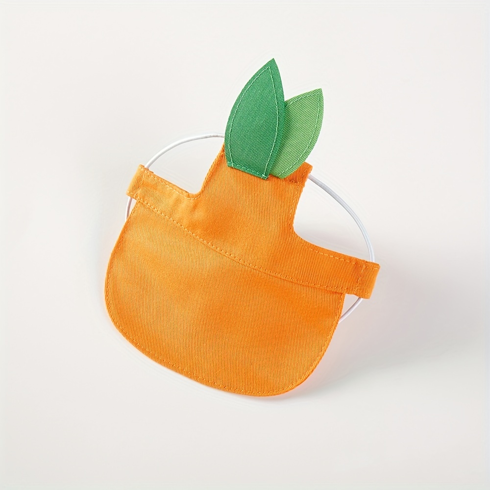Orange Shape Dog Hat Pet Sunshade Sunscreen Hat With - Temu Canada