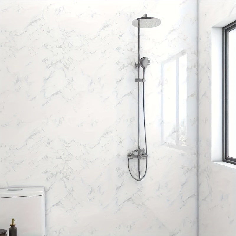 Kitchen Waterproof Oil Resistant Wall Stickers Marble - Temu