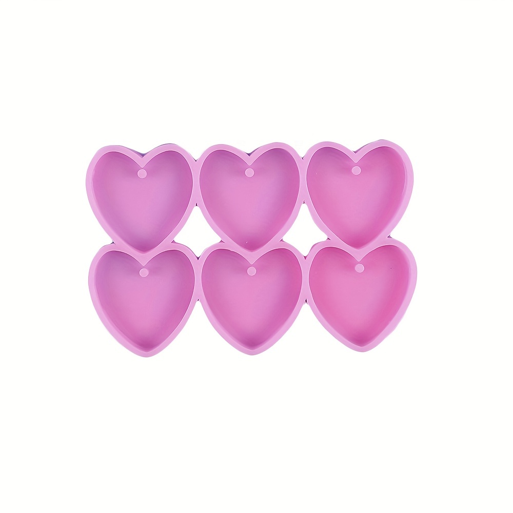 1pc Love Heart Earrings Pendant Silicone Molds Diy Keychain - Temu Portugal