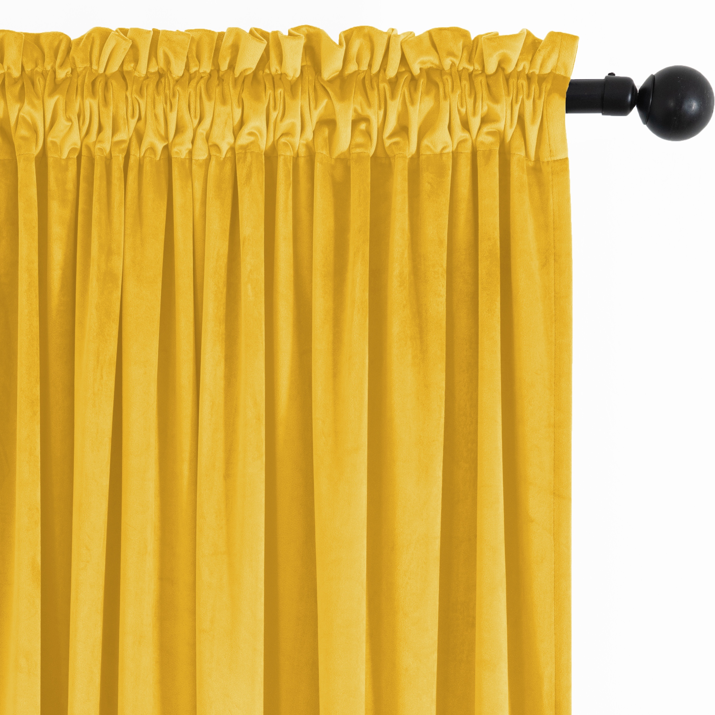 1pc Velours Rideaux Passe tringle Décor À Maison Super Doux - Temu France