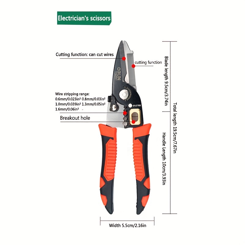 Multifunctional Stainless Steel Wire Stripping Pliers Wire - Temu Australia