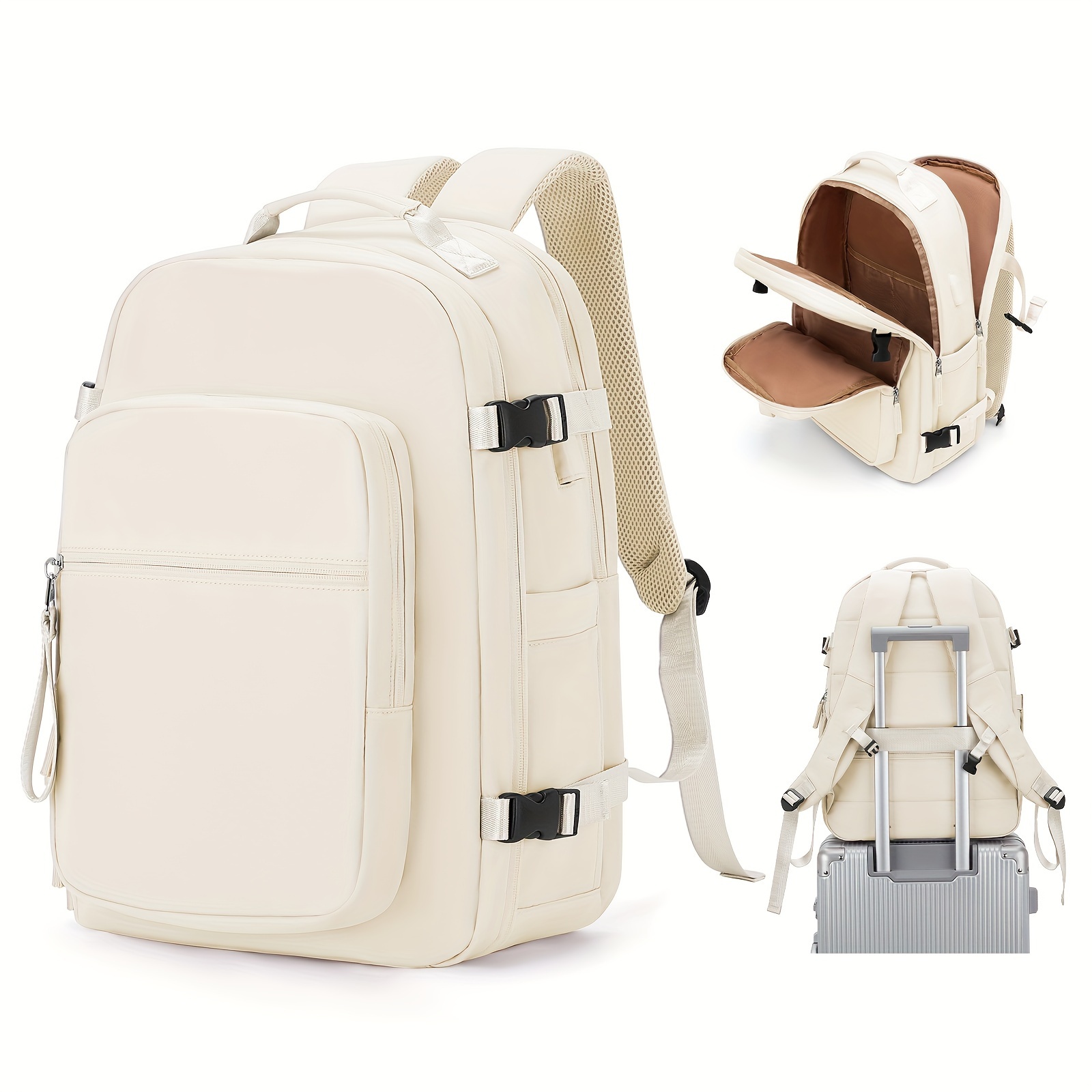 Simple Fashion Backpack Versatile Large Capacity Shoulder - Temu United ...